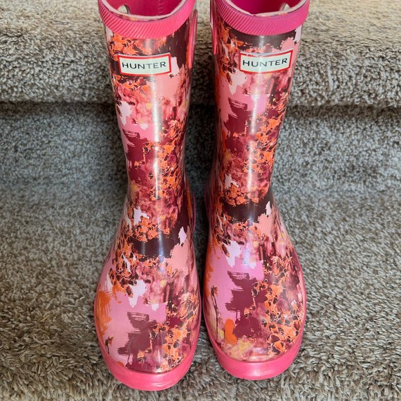 Hunter | Shoes | Hunter Original Girls Pink Rain Rubber Boots | Poshmark